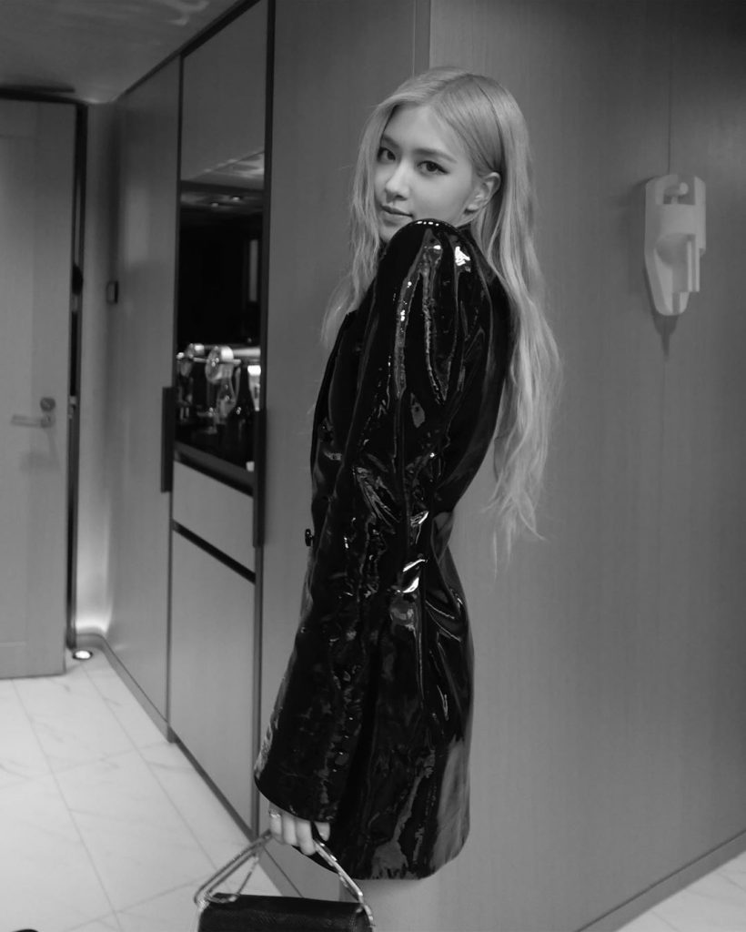 Rosé Attends YSL Saint Laurent Show at Paris Fashion Week 2019